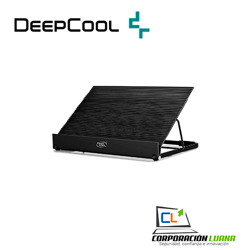 COOLER PARA LAPTOP 100% ALUMINIO 2 VENT. DEEP COOL N9 EX BLACK
