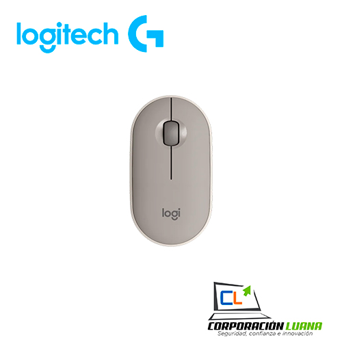 MOUSE INALAMBRICO LOGITECH PEBBLE M350 SILENT ( 910-006658 ) ALMOND MILK