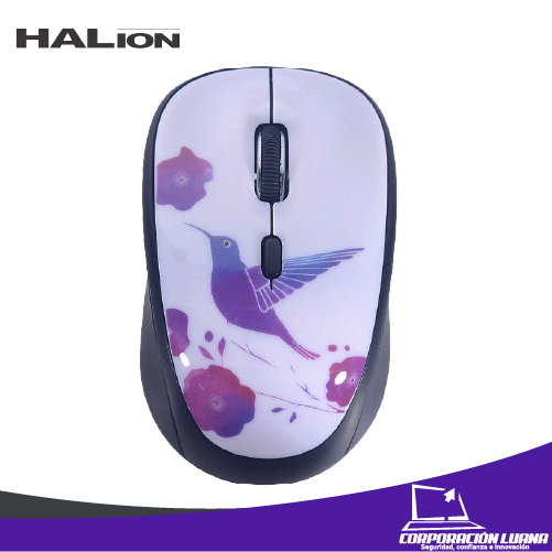 MOUSE INALAMBRICO HALION ( HA-M851W ) COLIBRI