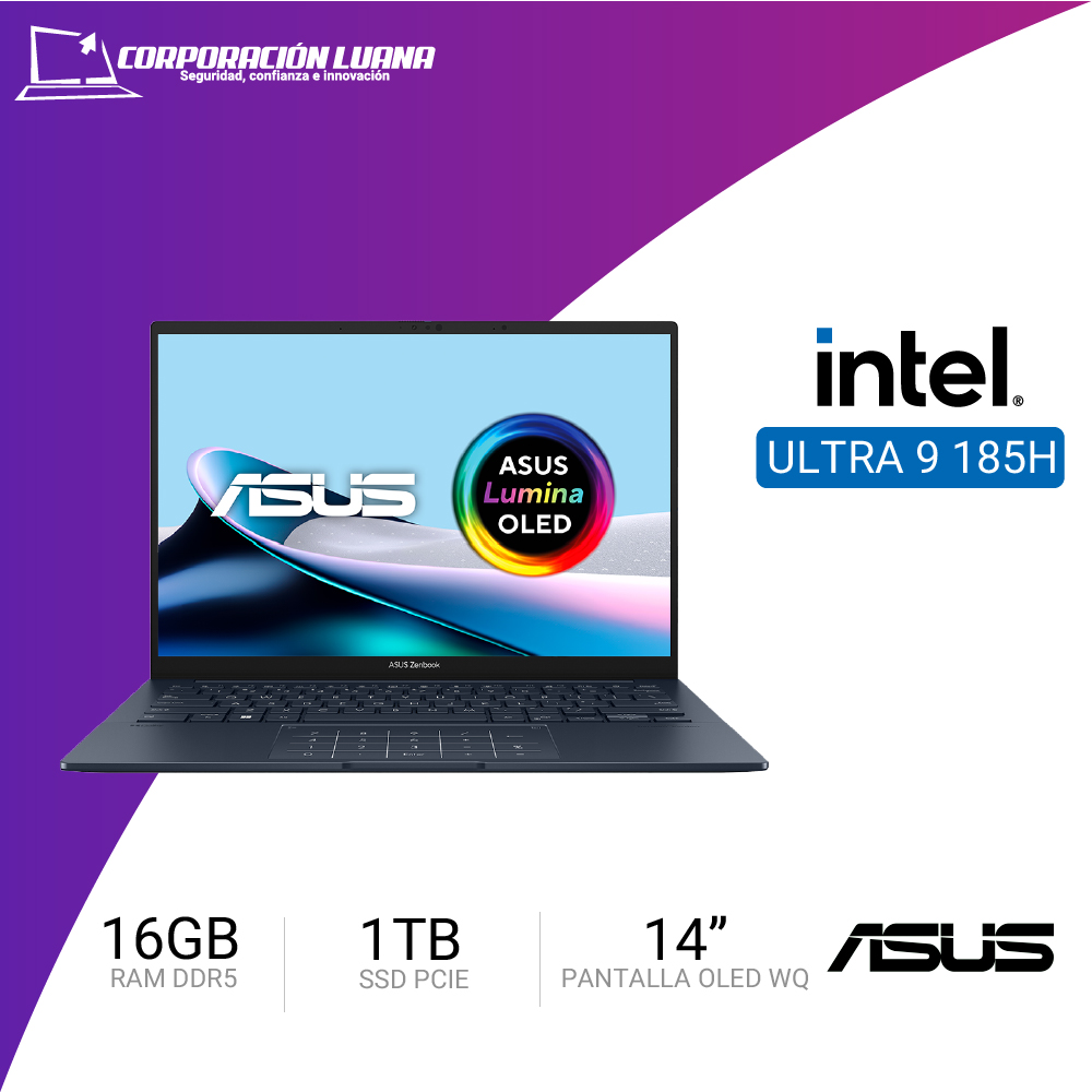LAPTOP ASUS ZENBOOK INTEL CORE ULTRA 9 185H ( UX3405MA-PZ723W ) RAM ...