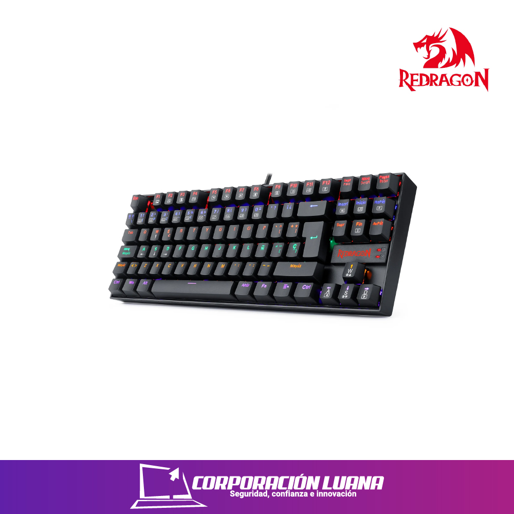 TECLADO GAMER REDRAGON KUMARA ( K552RGB-1 SP ) SWITCH BLUE | USB | LED ...